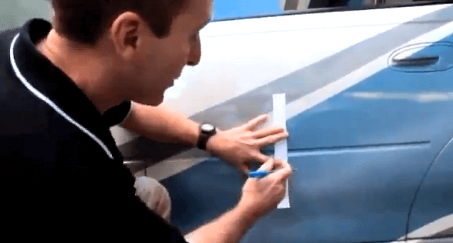Stretching self-adhesive film during car wrap | Partners Ltd.