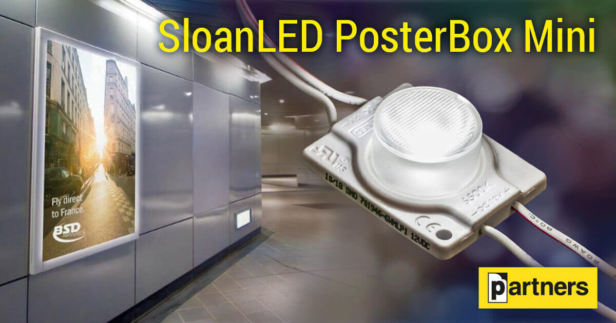 SloanLED PosterBox Mini powerful edge-lit modules | SloanLED modules