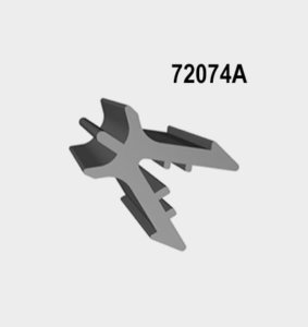 Clips for flexible face profiles 72074A | Aluminum profiles | Partners Ltd