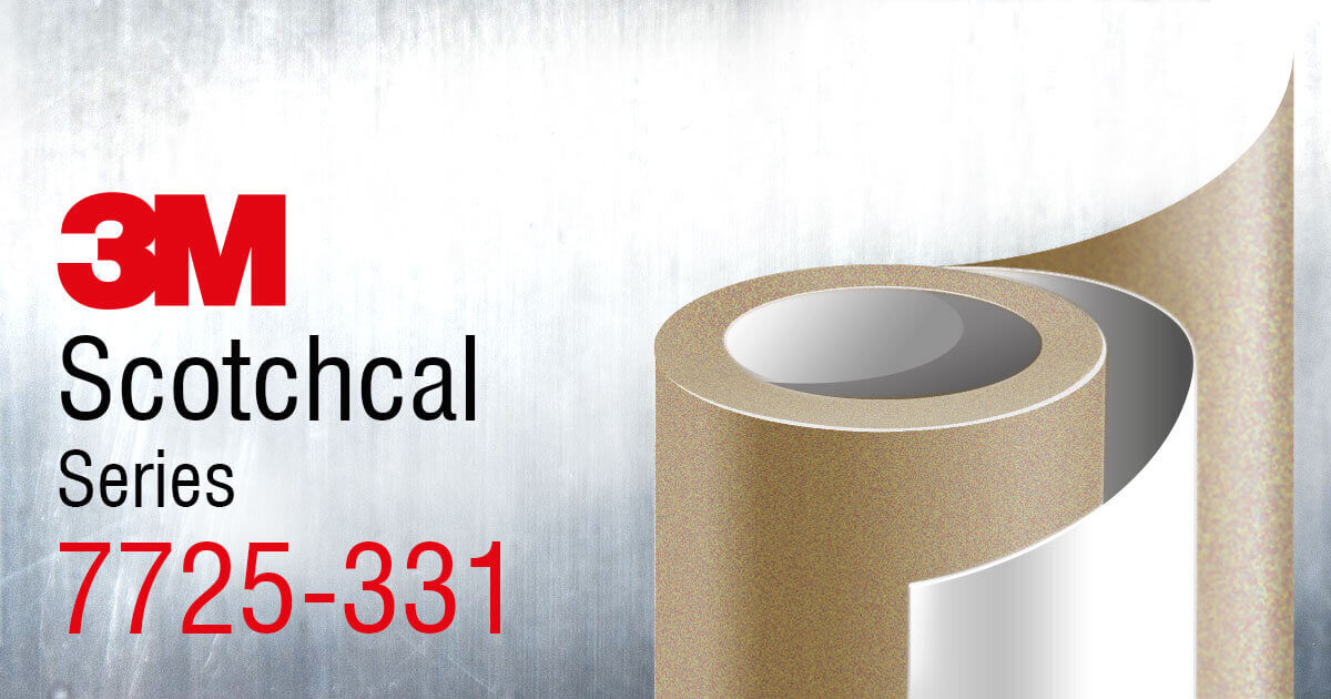 3M 7725-331 Scotchcal Frosted Crystal Gold | 3M Glass Decorative Films