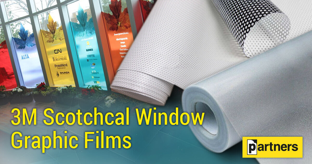 3M Scotchcal Window Graphic Films for promotions on showcases, glass ...