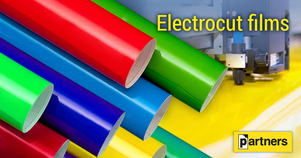Electrocut Films - for promotional stickers, showcases, car branding