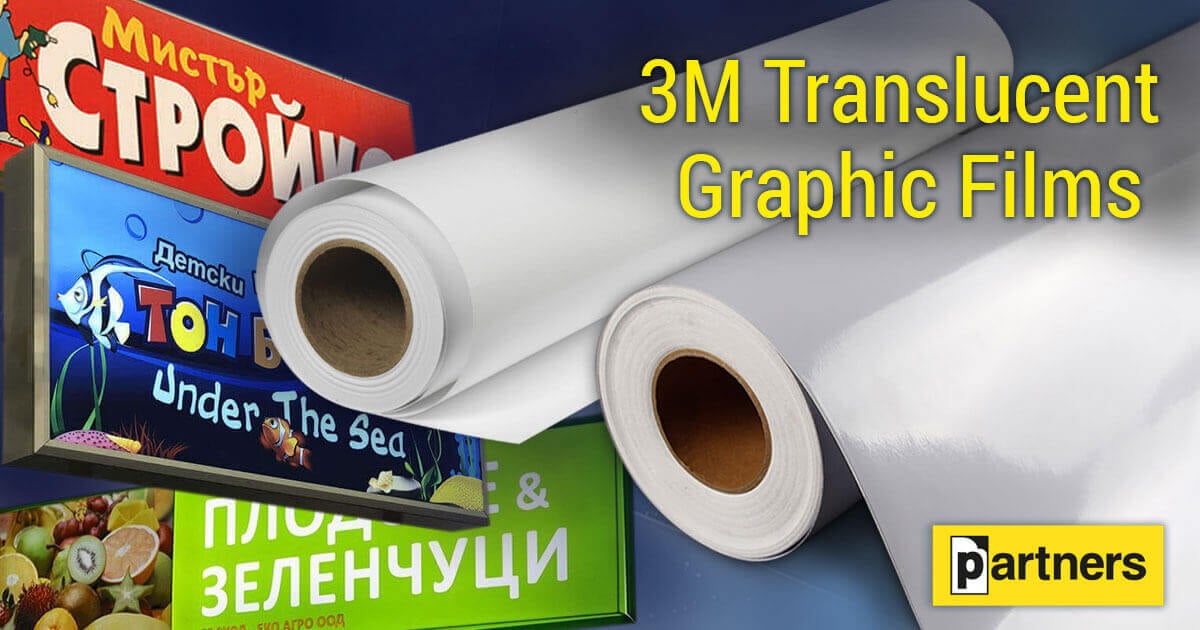 3M Translucent Graphic Films for illuminated signs and channel letters