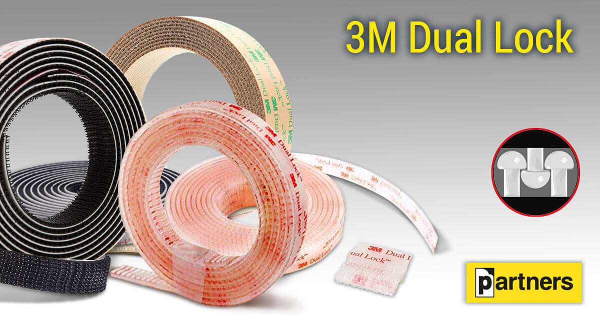 3M Dual Lock Reclosable Fasteners for multiple usage | Partners Ltd