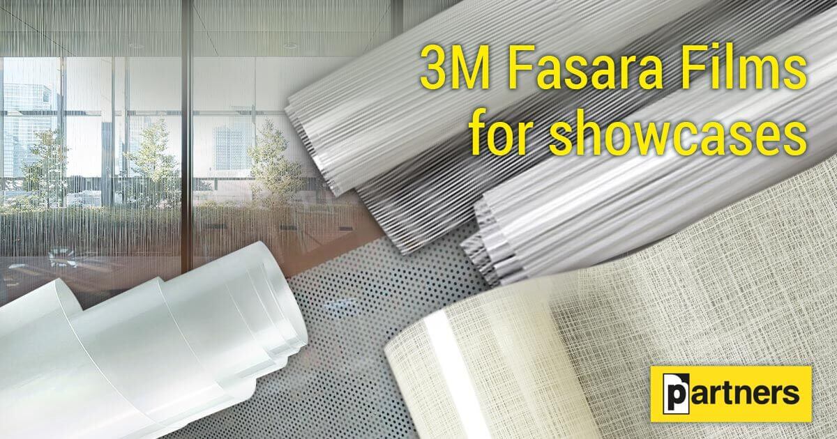 Films for showcase decorations 3M Fasara Glass Finishes | Partners Ltd.
