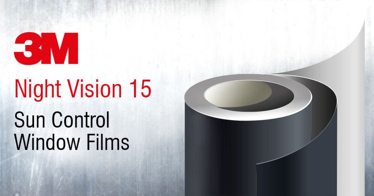 3M Sun Control Window Film Night Vision 15