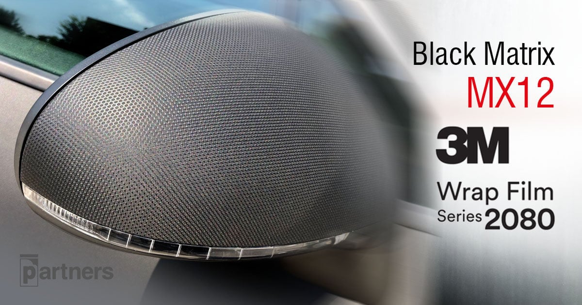 3M Wrap 2080 MX12 - Black Matrix | 3M Car Wrap Films