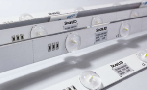 SloanLED BrightLINE illumination for shallow, single-sided sign boxes