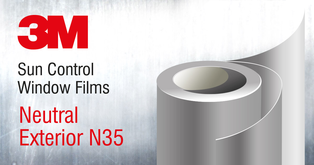 3M Sun Control Window Film Neutral N35 Exterior | Sun Control FIlms