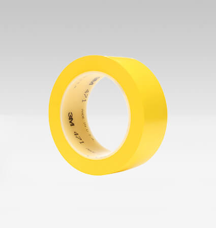 3M Vinyl Tape 471 – floor marking tape, yellow | 3M industrial tapes