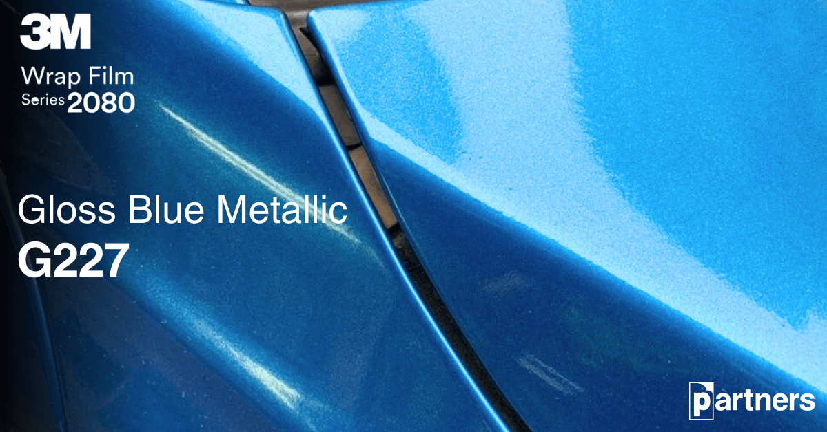 3M 2080 Wrap Film Series G227 Blue Metallic