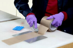 3M 5490 PTFE Film Tape Grey – тефлонова лента, сива (подходяща за шпатули)