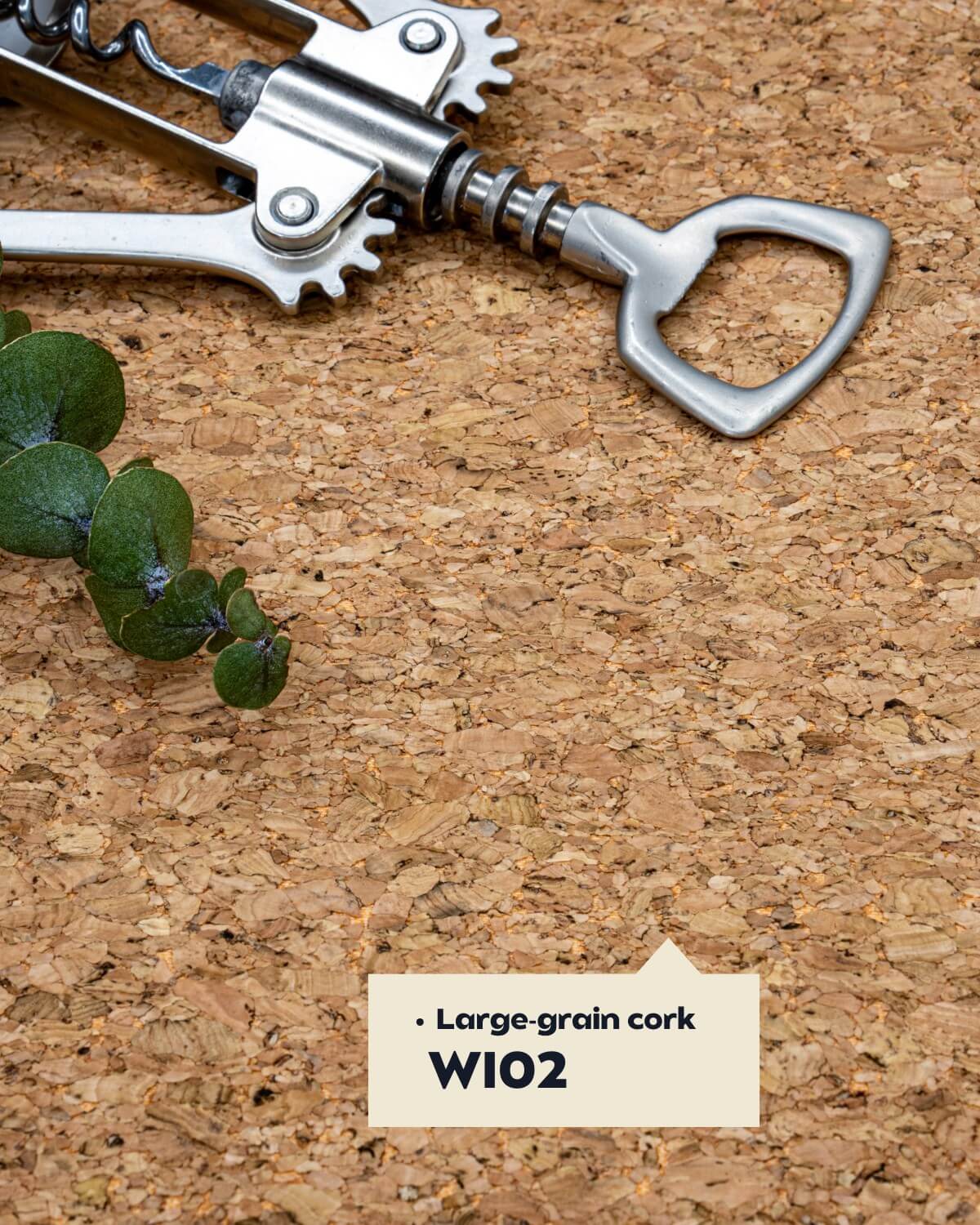 Cover Styl' Самозалепващо фолио корк - WI02, едра текстура