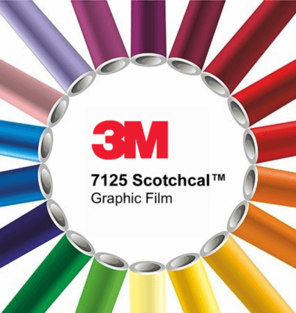 3M Scotchcal Graphic Film 7125 - цветове металик
